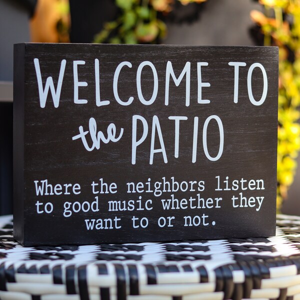 Funny Patio Signs - Etsy