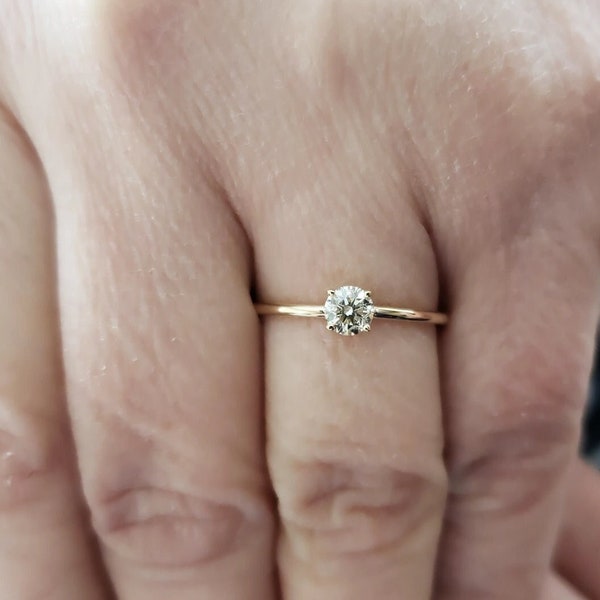 Natural Diamond Ring - Etsy