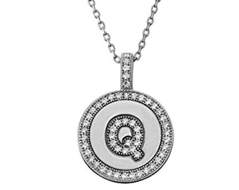 Letter q necklace | Etsy