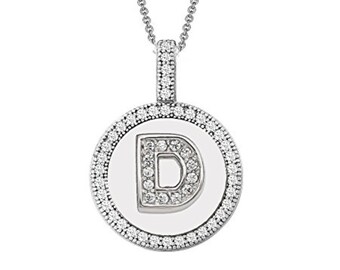 Letter d necklace | Etsy