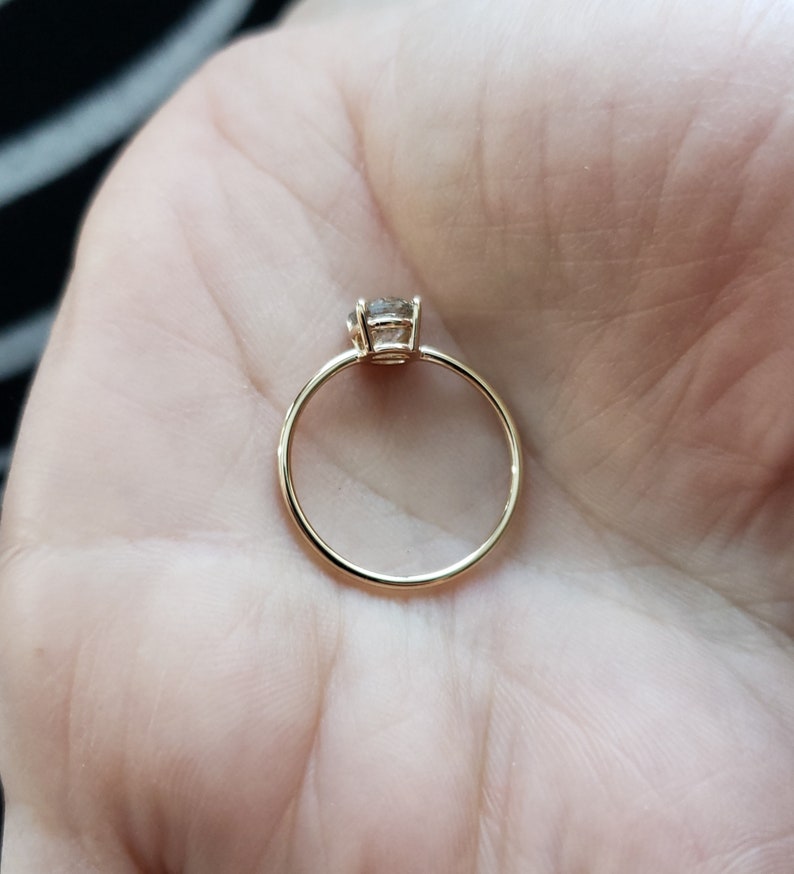 1 Ct Diamond Ring 14K Diamond Ring Lab Grown Diamond Ring - Etsy