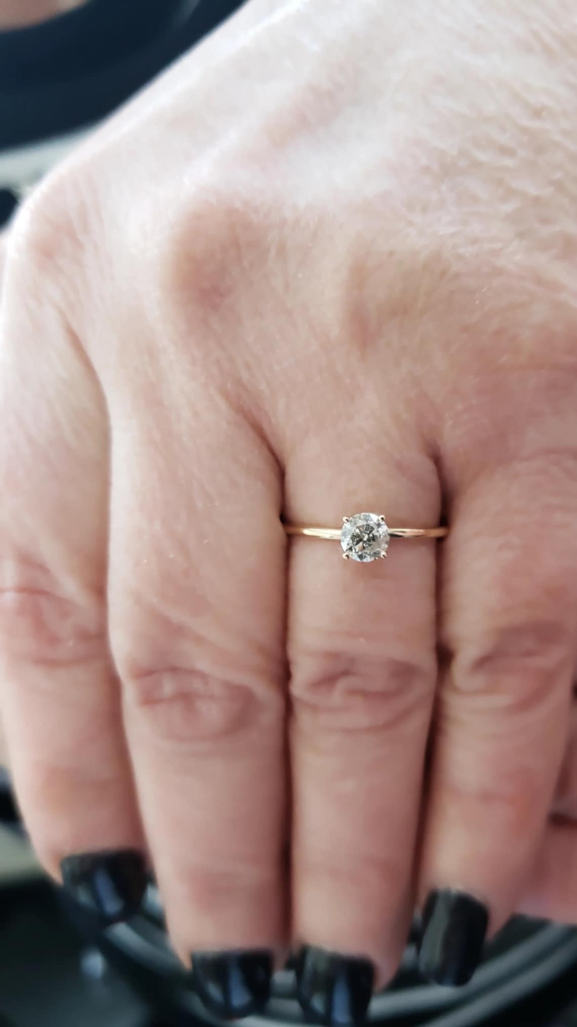 0.50 Ct Diamond Ring 14K Gold Diamond Ring Natural Diamond - Etsy