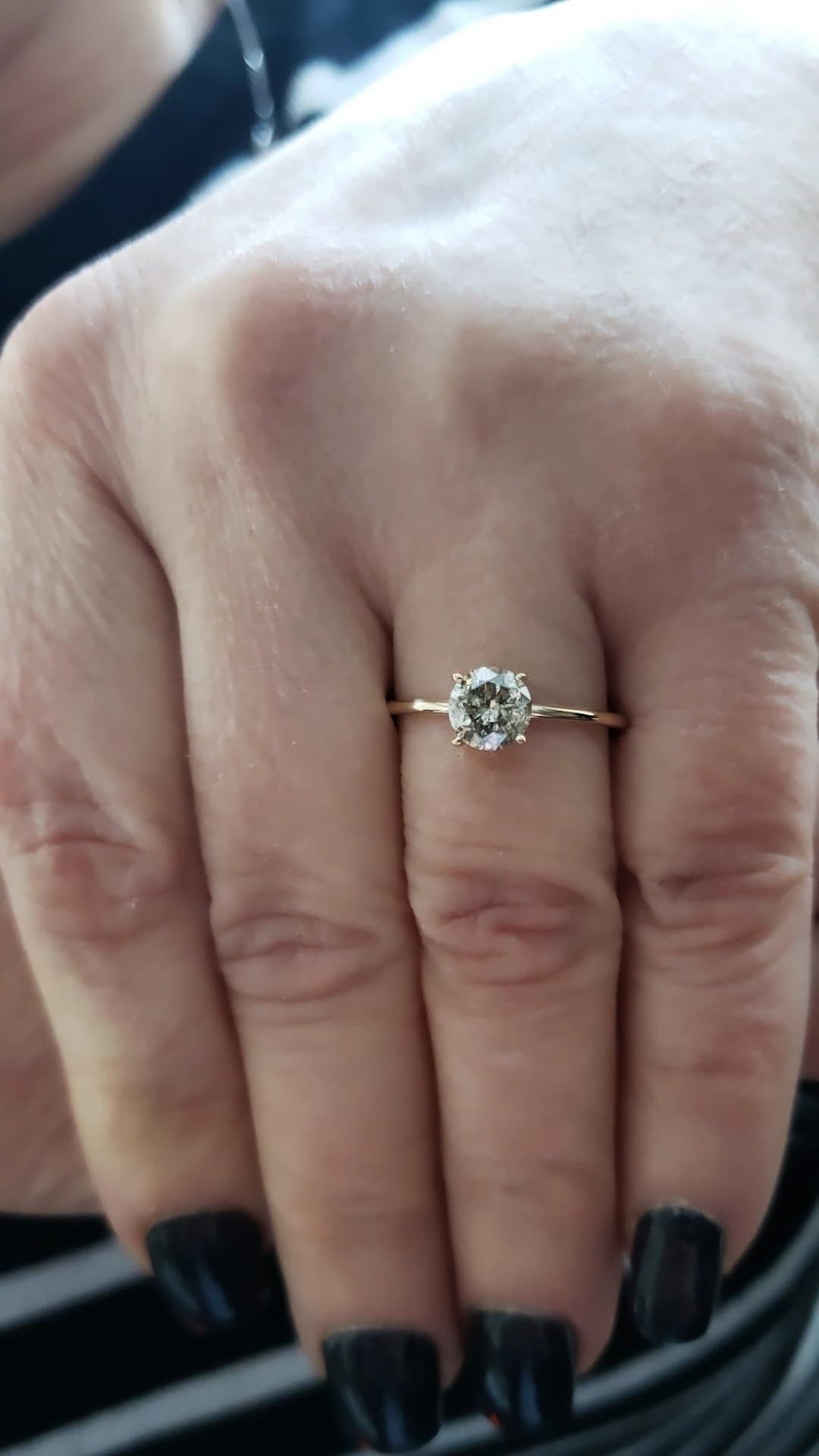 1 Ct Diamond Ring, 14K Diamond Ring, Lab Grown Diamond Ring - Etsy