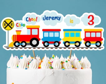 Train Cake Topper - Etsy