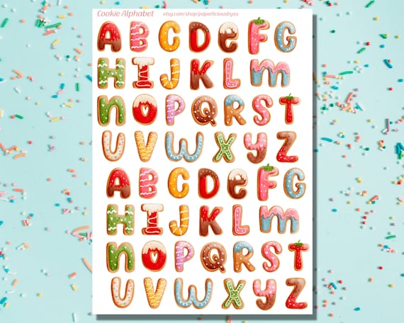 Letter stickers store