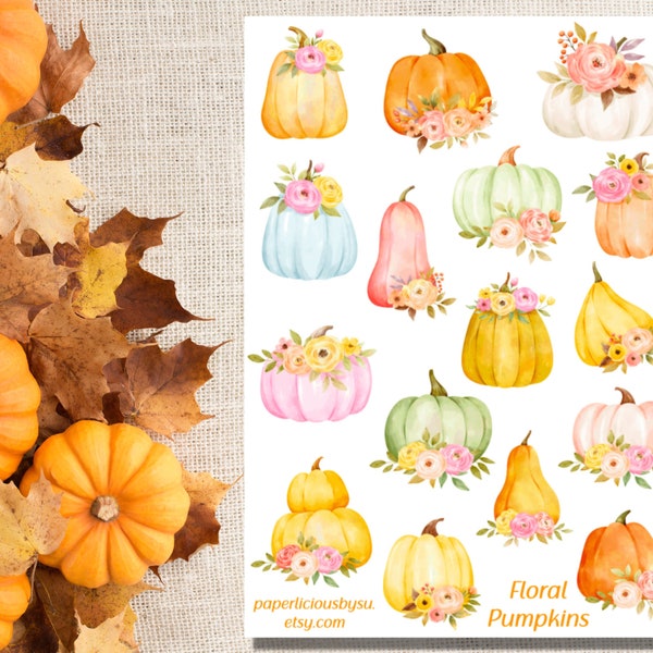 Autumn Planner Stickers - Etsy