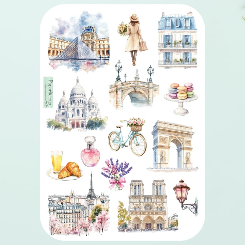 Paris Sticker - Etsy