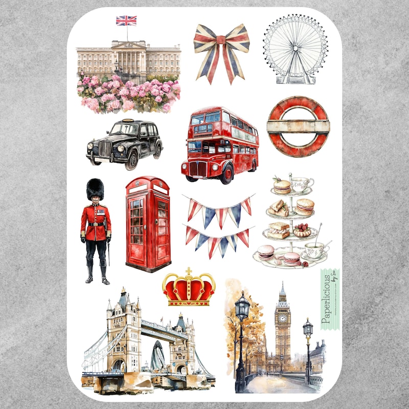 English Journal Stickers - Etsy