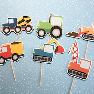 Invitations & Announcements Excavator Editable Toppers Construction ...