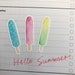 Popsicle Sticker Sheet Popsicle, Ice Cream, Summer Stickers, Planners ...