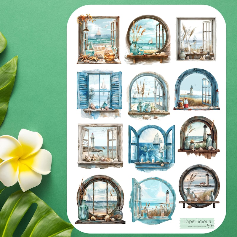 Ocean Sticker - Etsy