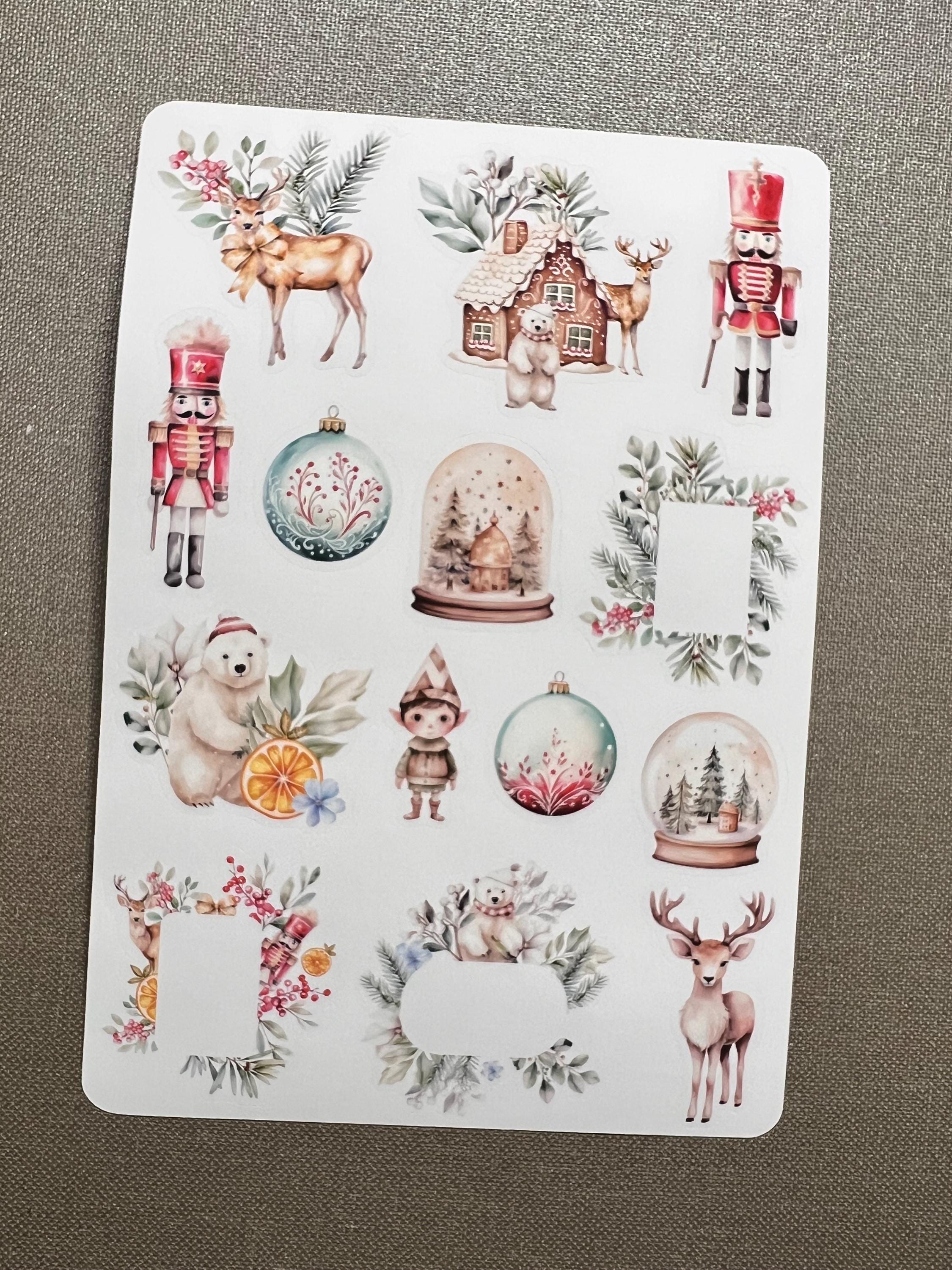 Magical Christmas Sticker Sheet, Hygge Stickers, Holiday Stickers, Xmas ...