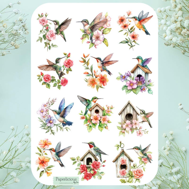 Hummingbird Sticker - Etsy