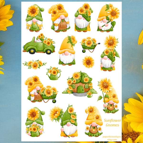 Sunflower Gnome - Etsy