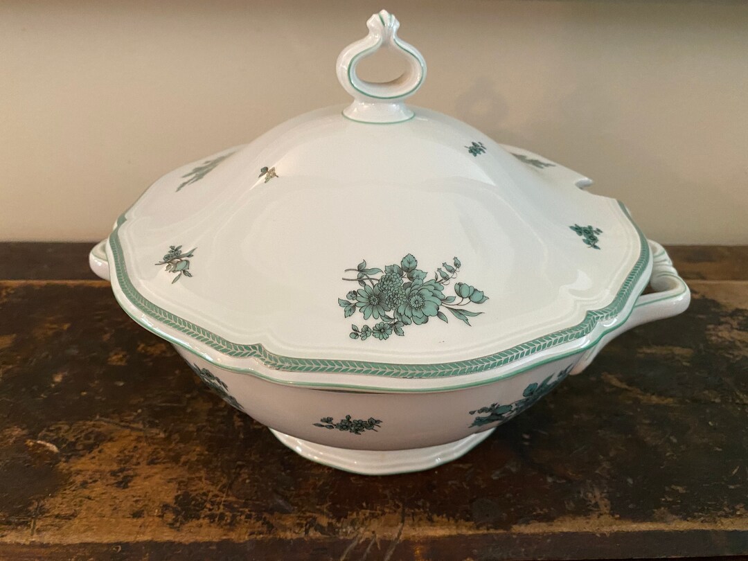 Rosenthal Chippendale Green Bloom Soup Tureen - Etsy