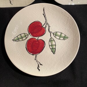 Blue Ridge Textured Apple Plates 1 Round 2 Square - Etsy