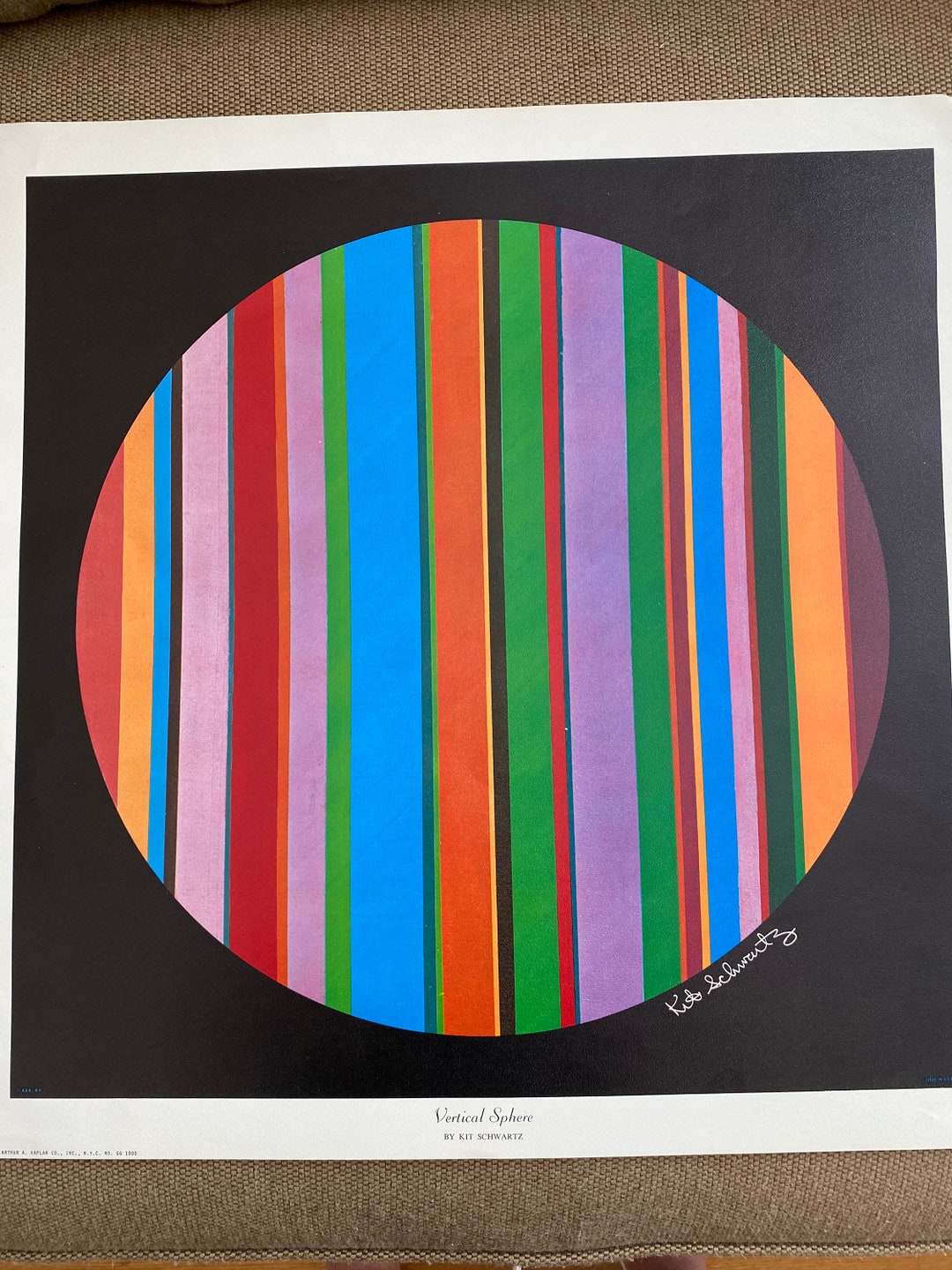 Kit Schwartz Vertical Sphere Print - Etsy