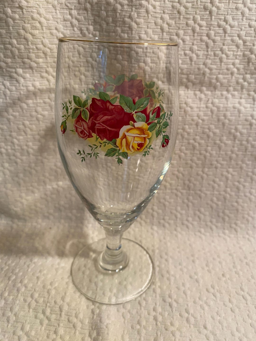 Royal Albert Old Country Roses Iced Tea Glass - Etsy