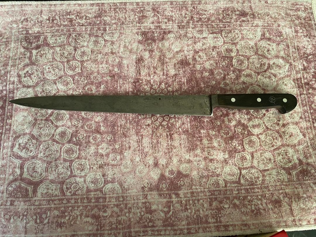 Wusthof Dbeizackwerk Solingen Germany Carbon Steel Knife 145/12 - Etsy