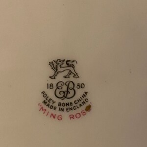 7 Foley Ming Rose 7 Dessert Plates - Etsy