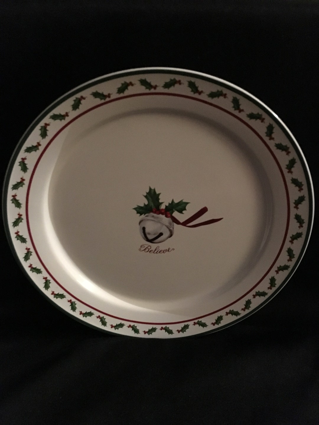 The Polar Express Believe Plate - Etsy