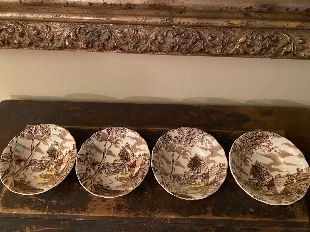 4 Grindley Sunday Morning Cereal Bowls - Etsy