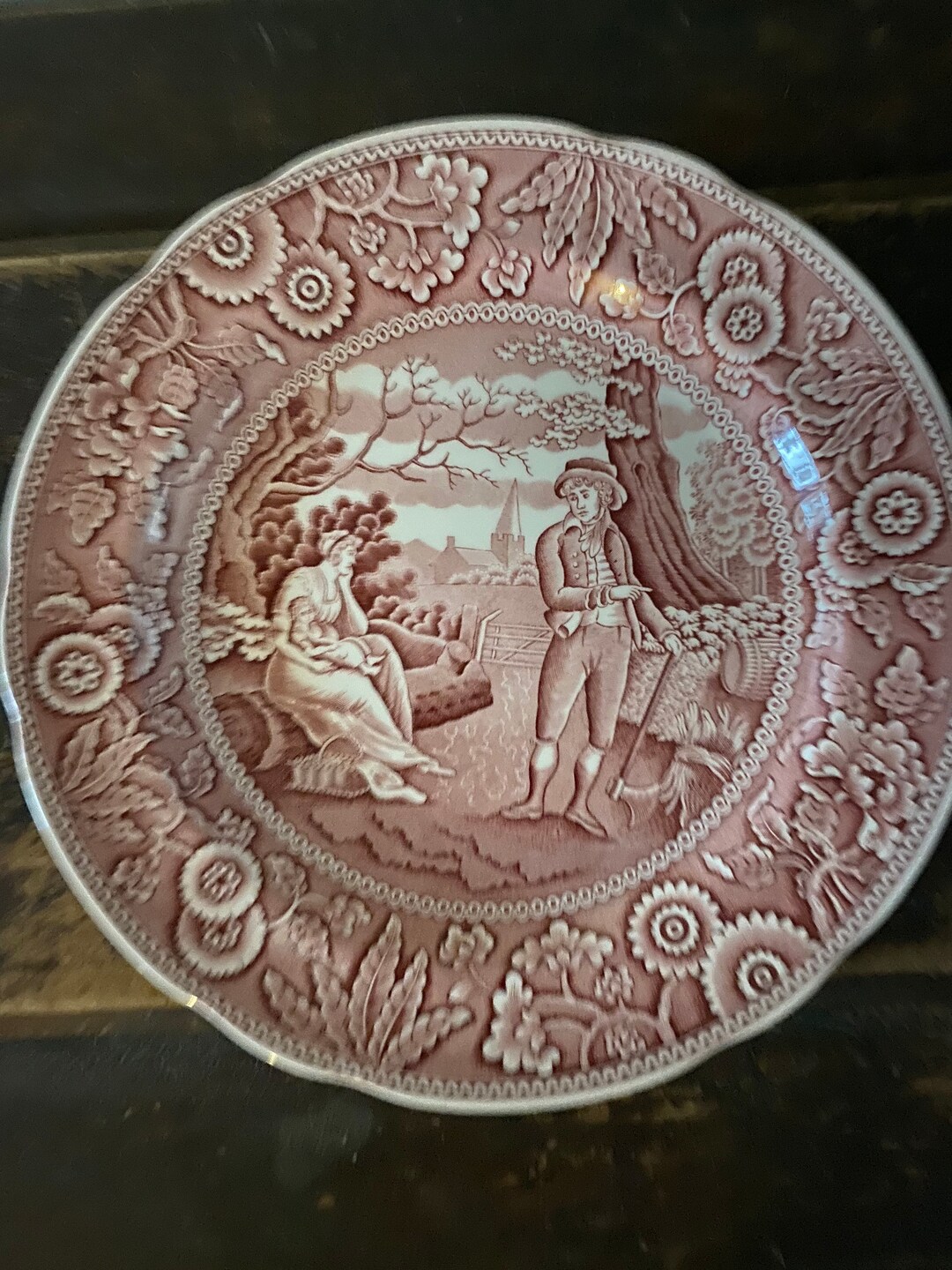 Spode Georgian Series Woodman Dinner Plate - Etsy