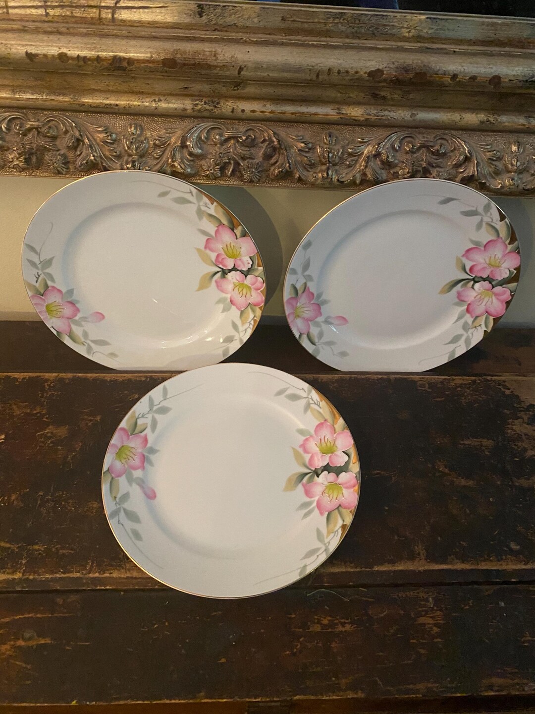 3 Noritake Azalea Dinner Plates - Etsy