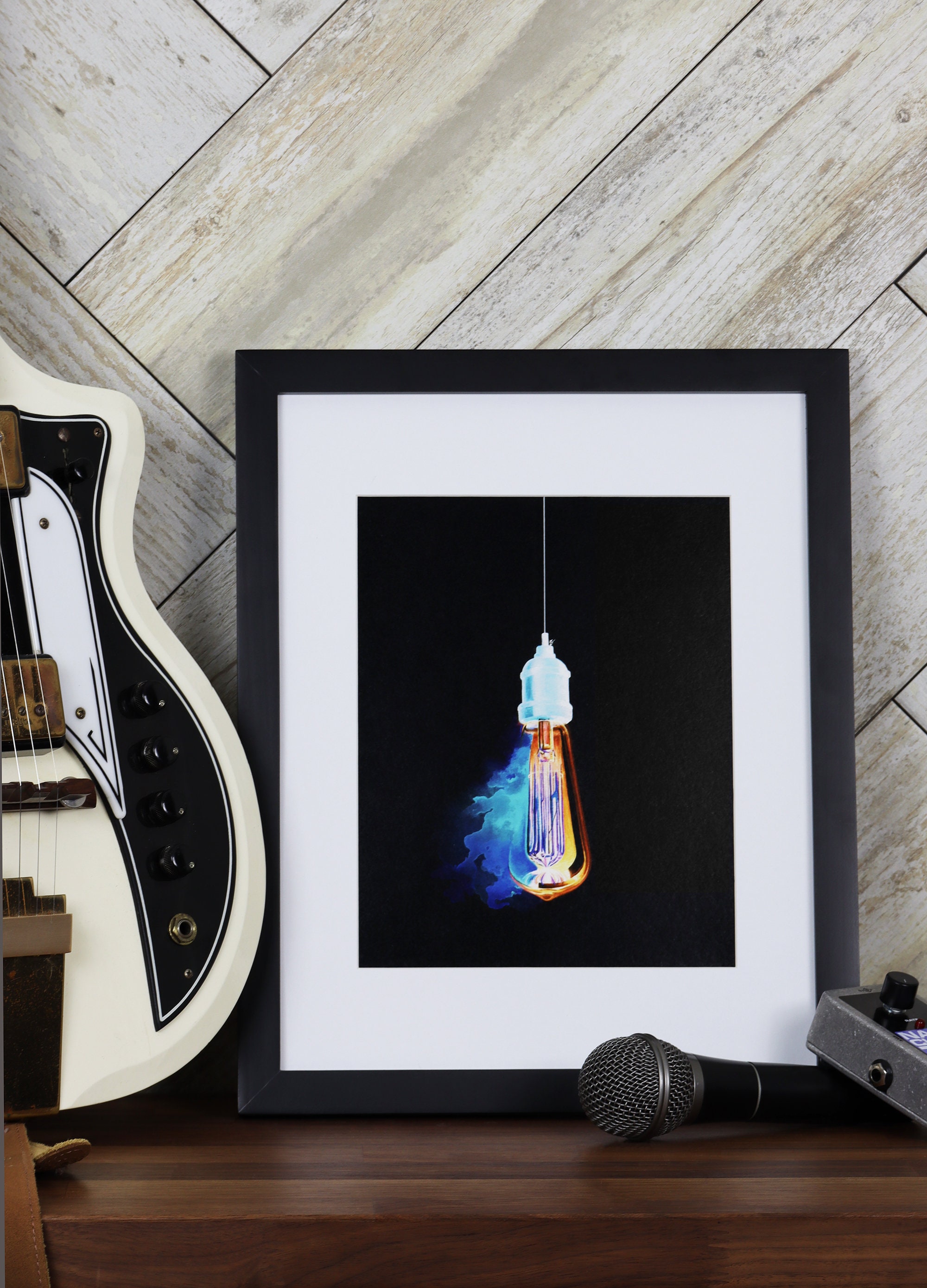 Ultraviolet - Print of Original Acrylic and Watercolour Painting, Fine ...