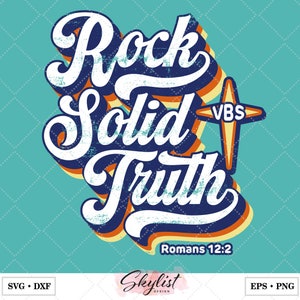 Rock Solid Truth VBS Christian Gift for Silhouette Studio and Cricut ...