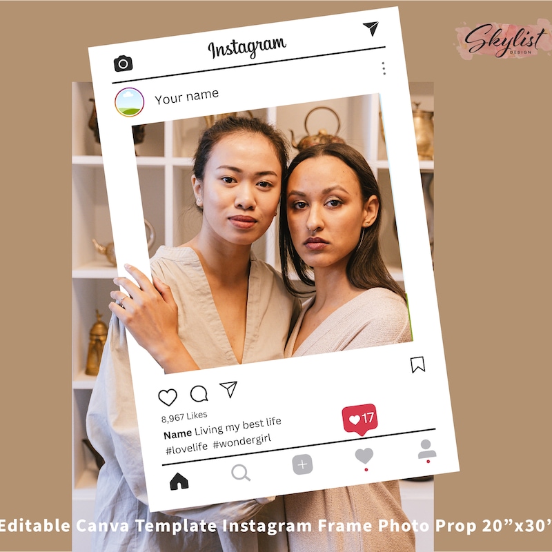 Instagram Photo Frame Prop - Etsy