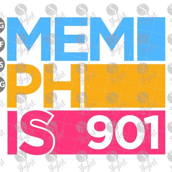 901 Memphis Svg - Etsy
