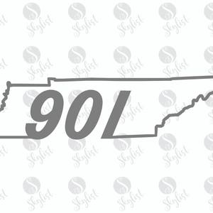 901 Memphis Tennessee for Silhouette Studio and Cricut Design Space ...