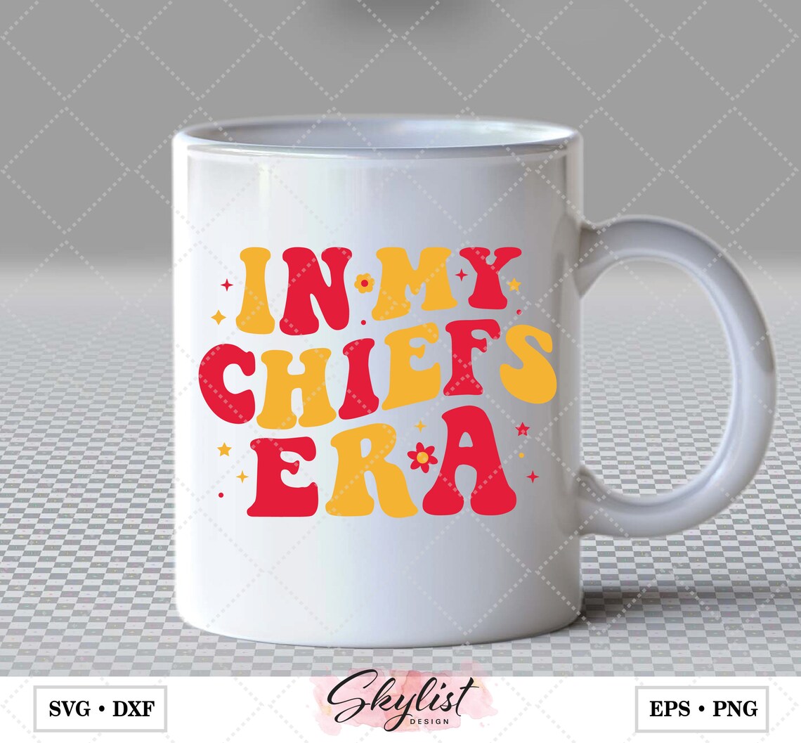 In My Chiefs Era, Swifty Style, Football Fan for Silhouette Studio and ...