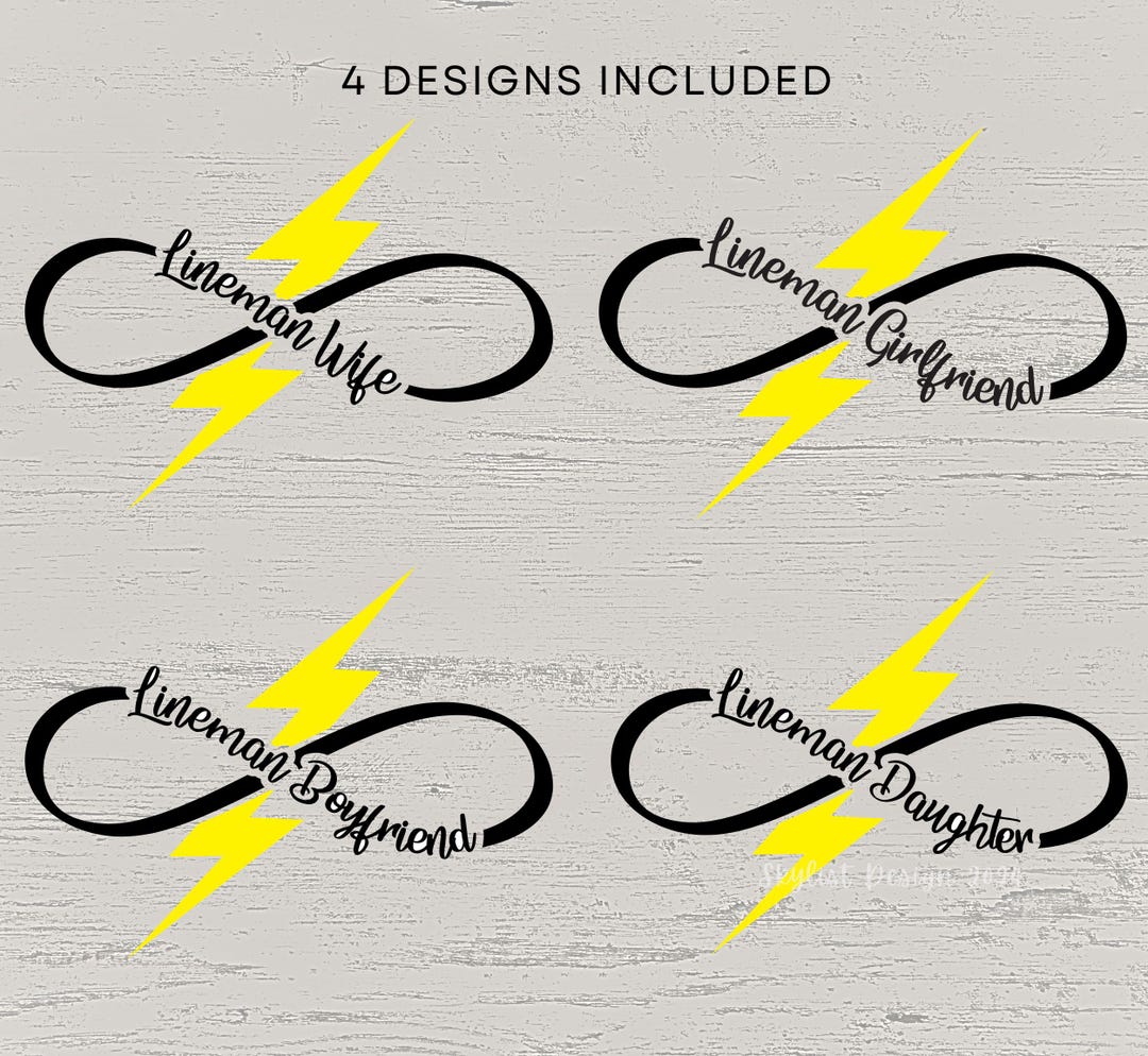 Lineman Infinity Profession Worker Gift for Silhouette Studio and ...