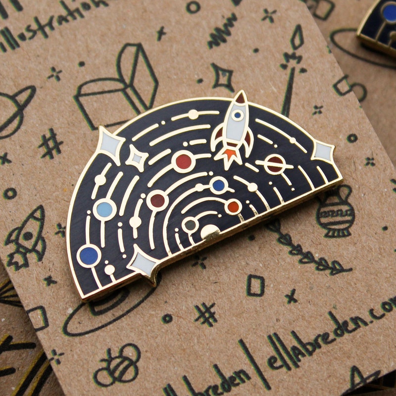 Space Pin - Etsy