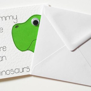 Dino Mother's Day Card, Mom Birthday Card, Mommy I Love You More Than ...
