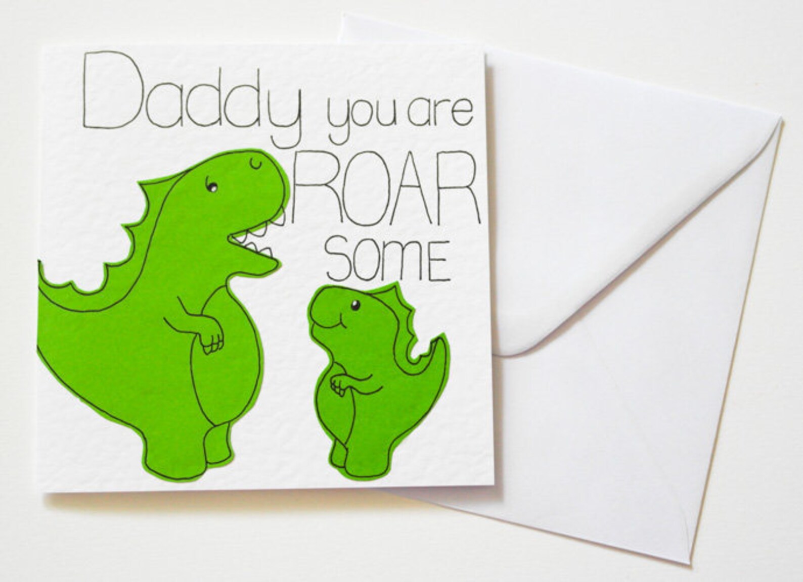 Fathers Day Card Daddy You Are ROAR Some Birthday Card - Etsy