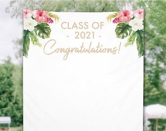 Hawaiian Graduation Banner - Etsy