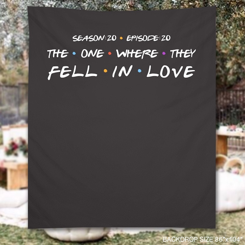 Tv Show Backdrop - Etsy