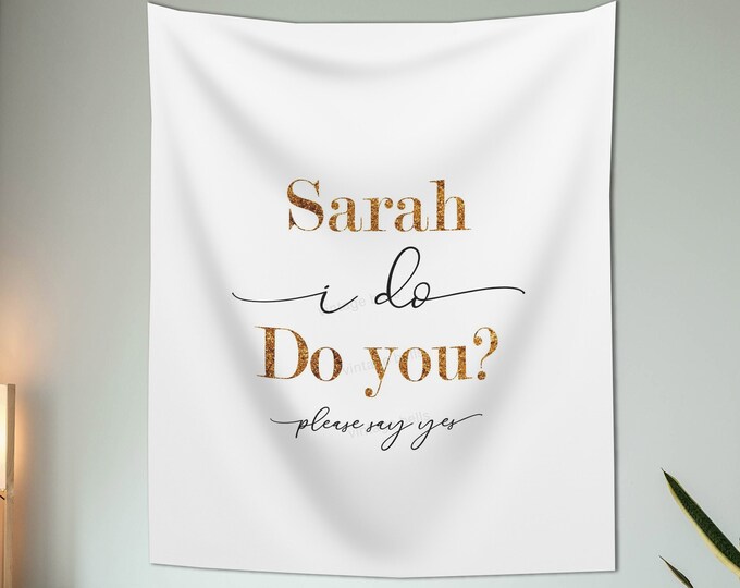 Will You Marry Me Banner, Wedding Proposal Banner, Wedding Banner ...