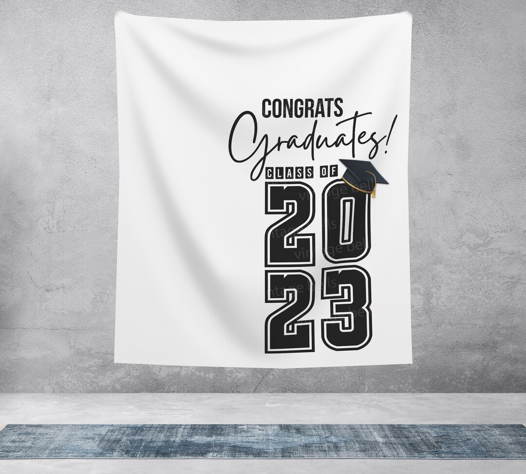 Photo Graduation Backdrop, Custom Graduation Party Backdrop, College ...