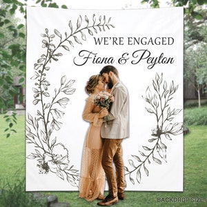 Engagement Party Decoration, Engagement Party Wall Sign, We're Engaged ...