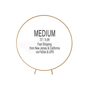 5.9 Ft Medium Round Balloons Garland Stand, Floral Photo Booth Stand ...