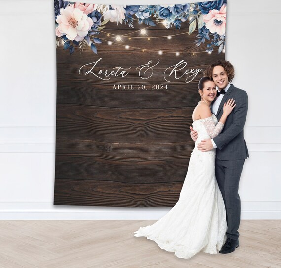Navy Blue Wedding Backdrop Blue Wedding Invitation Template Stock