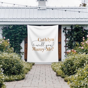Custom Proposal Ideas, Will You Marry Me Banner, Marriage Proposal ...