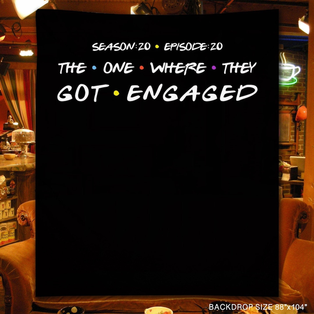 Engagement Backdrop, Engagement Party Photo Background, Wedding Vow ...