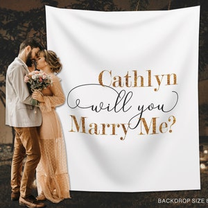 Custom Proposal Ideas, Will You Marry Me Banner, Marriage Proposal ...