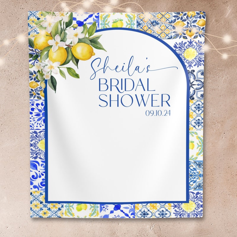 Lemon Backdrop - Etsy