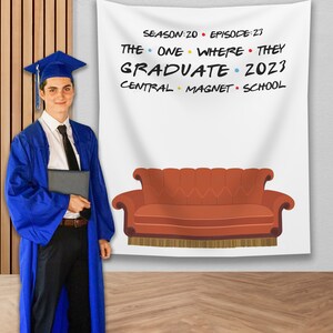 Graduation Party Backdrop, Graduation Photo Booth Background, Custom ...